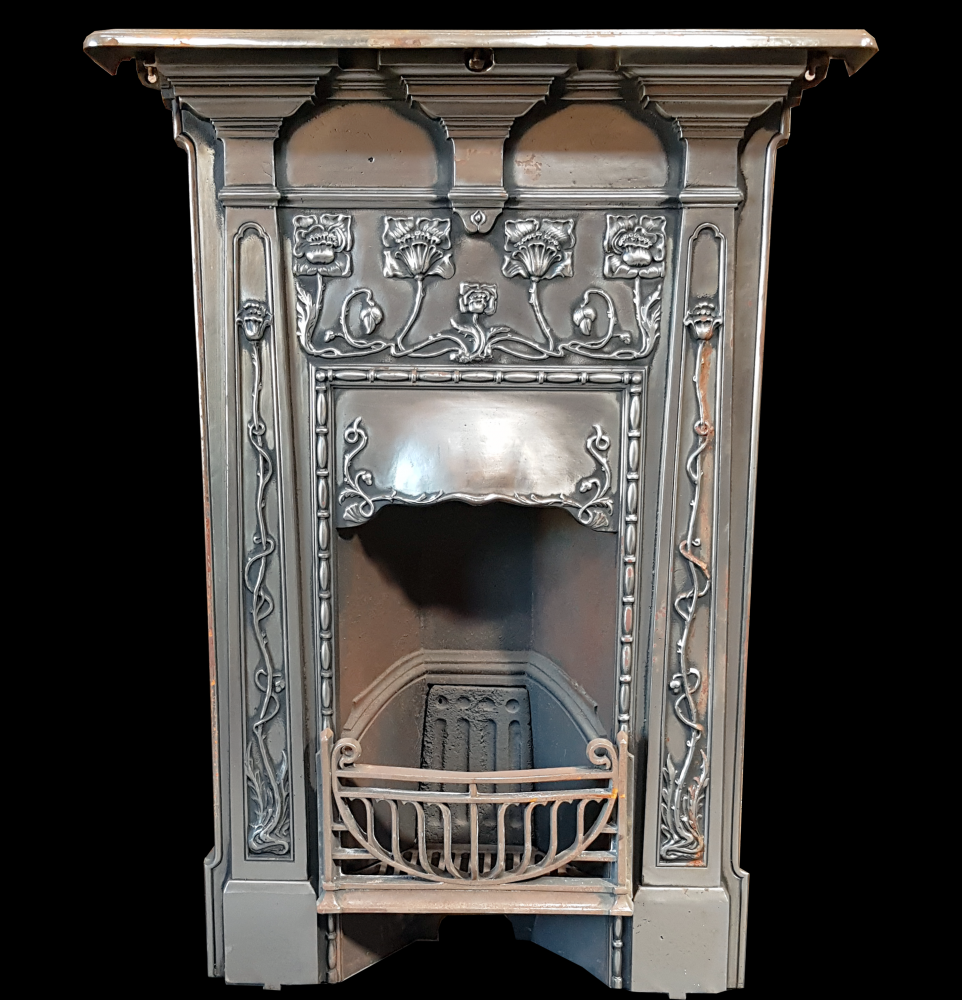 Small Cast Iron Polished Surround - ironwright