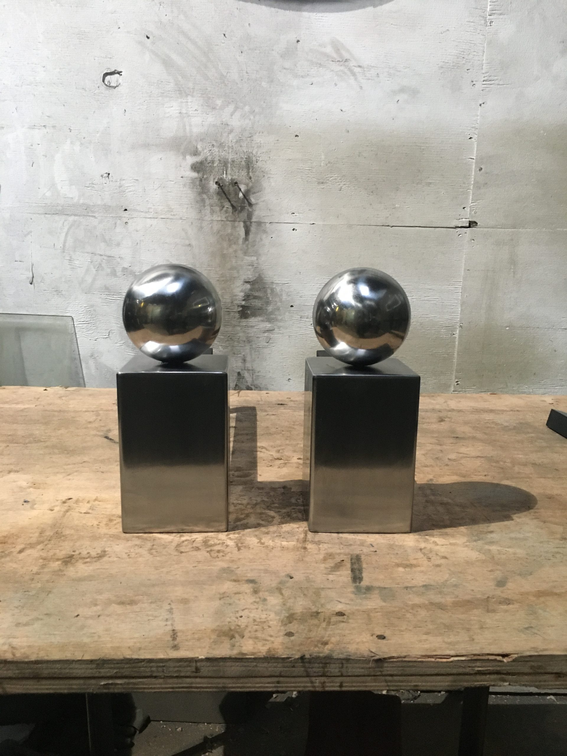 Bespoke made steel fire dogs - ironwright